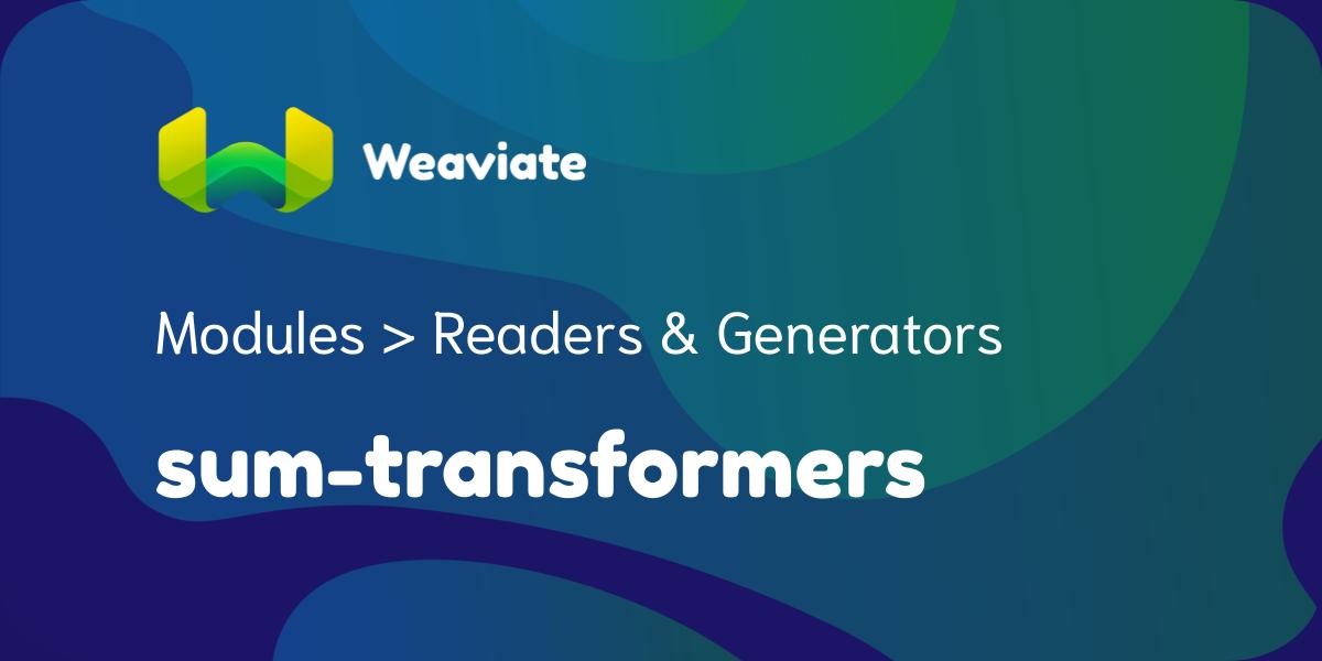 Summarization | Weaviate Documentation